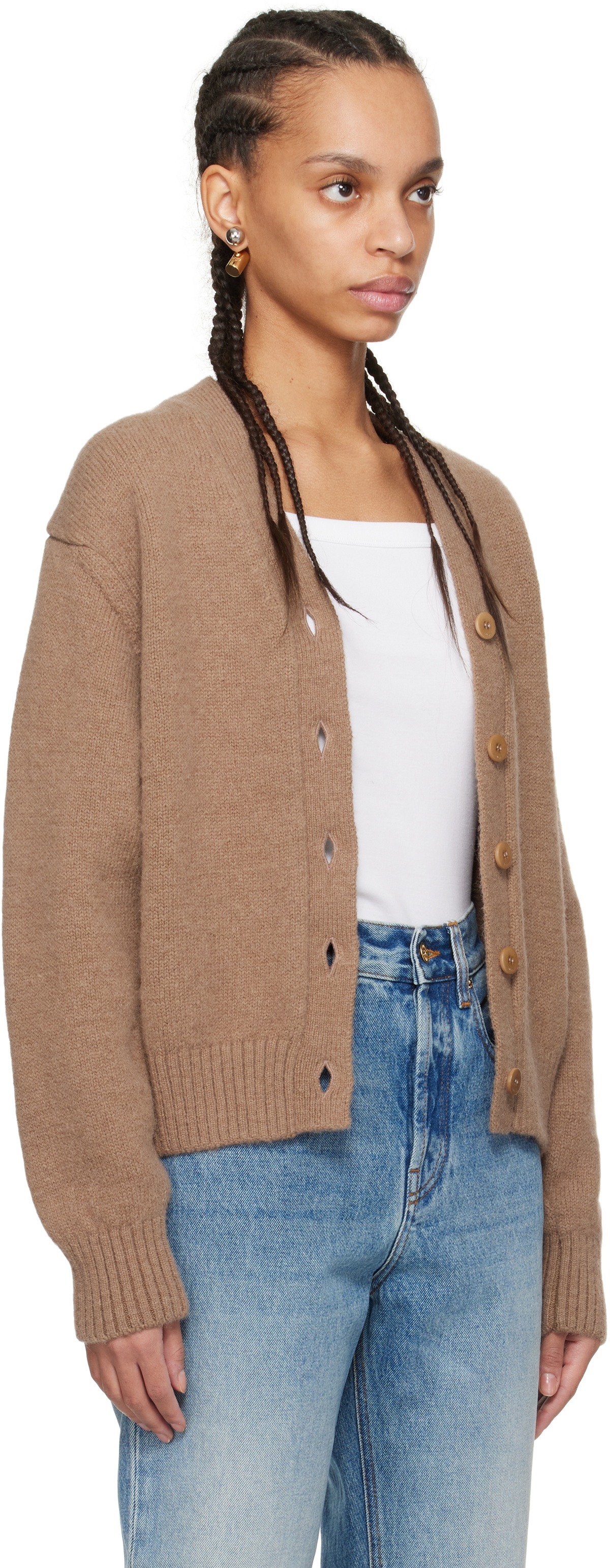 JACQUEMUS Brown 'The Jacquemus' Cardigan Jacquemus