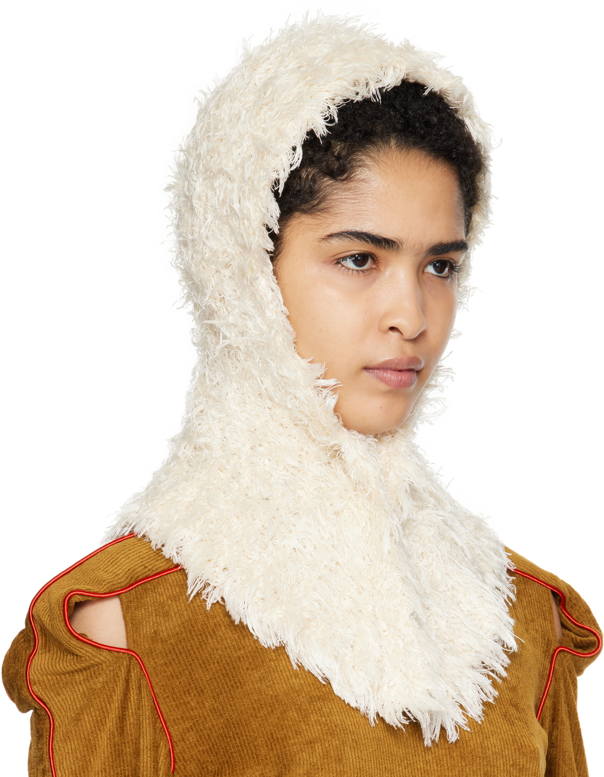 Kiko Kostadinov Off-White Carla Knitted Hood Kiko Kostadinov