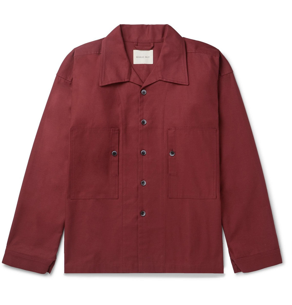 Nicholas Daley - Cotton Jacket - Burgundy Nicholas Daley