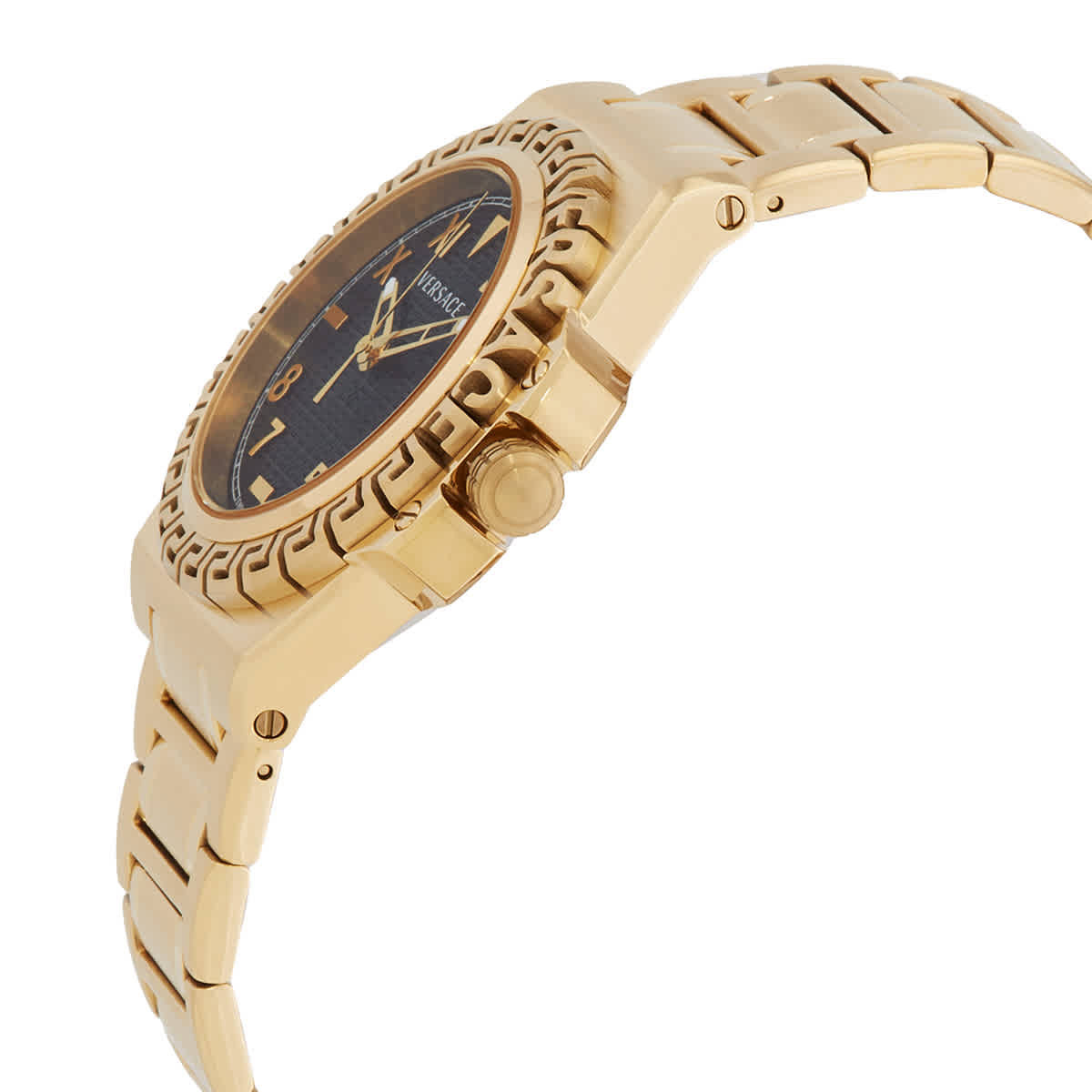 Versace Greca Reaction Quartz Black Dial Mens Watch VE3I00522 Versace