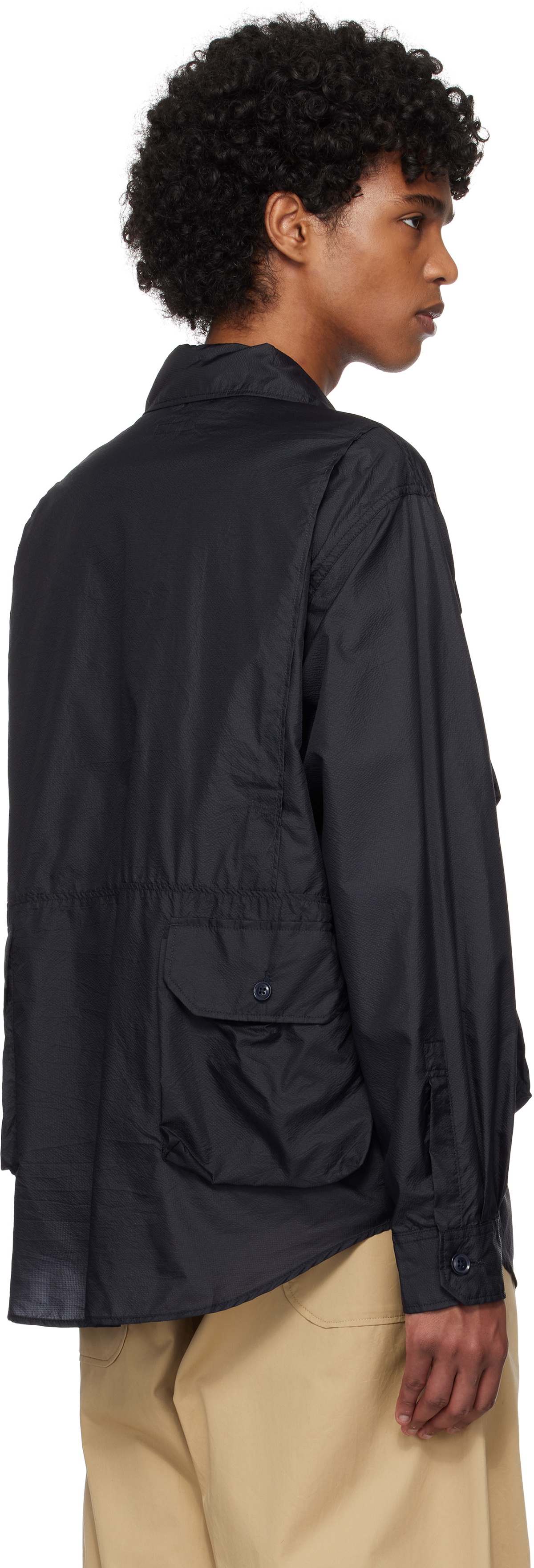 Engineered Garments Navy Explorer Overshirt Engineered Garments