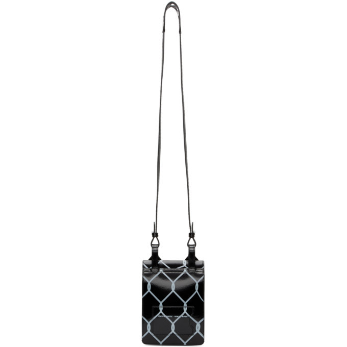 Off-White Black Fence Flat Binder Pouch Off-White