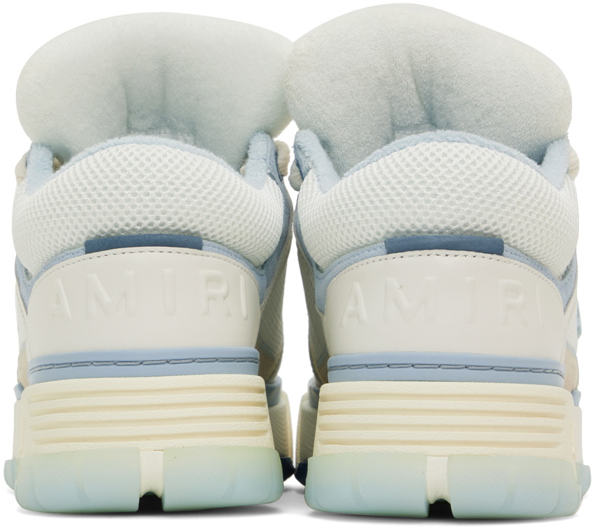 AMIRI White & Blue MA-1 Sneakers Amiri