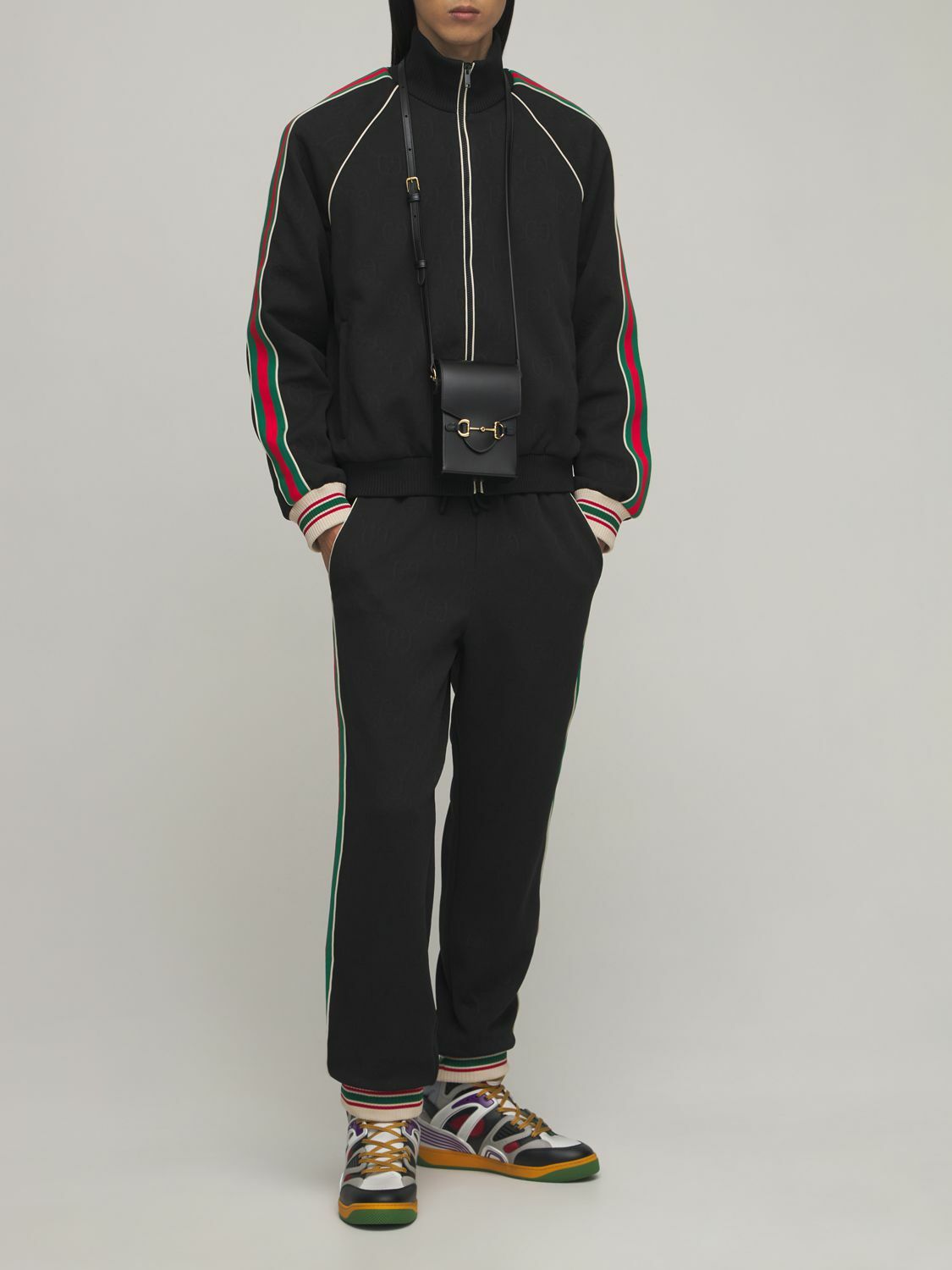 GUCCI - Gg Jersey Jacquard Jogging Pants Gucci