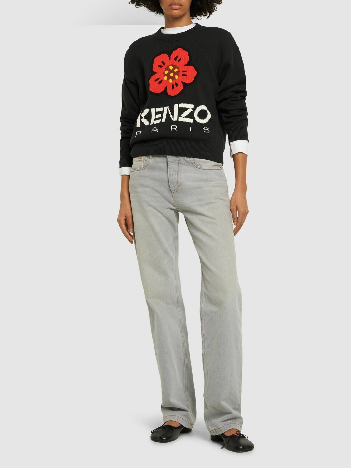KENZO PARIS - Boke Cotton Sweater Kenzo