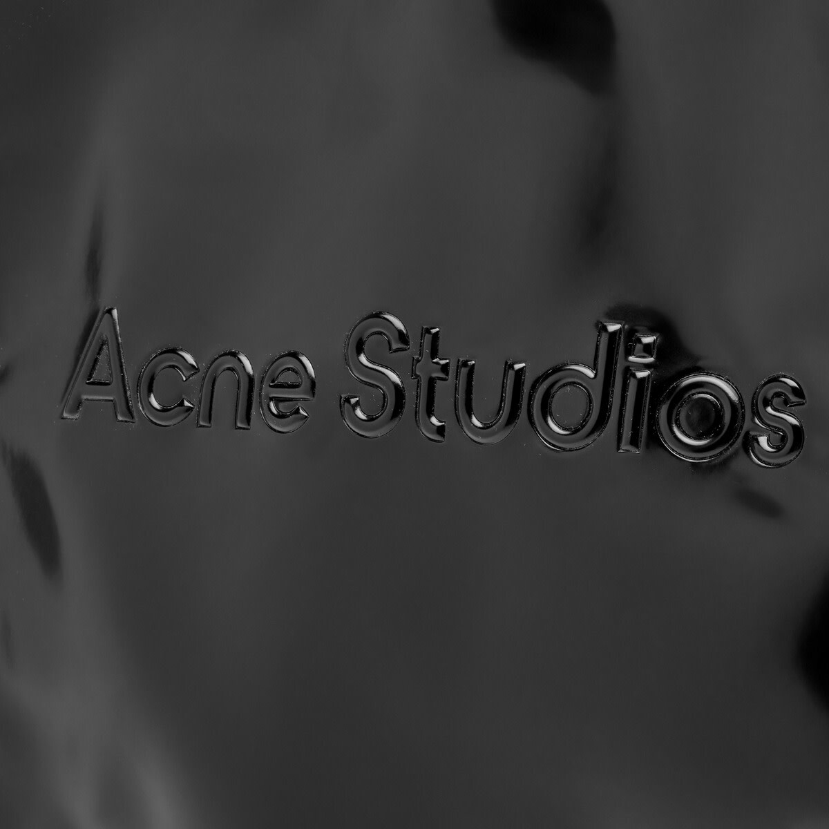 Acne Studios Women's Logo Shopper Tote Bag in Black Acne Studios