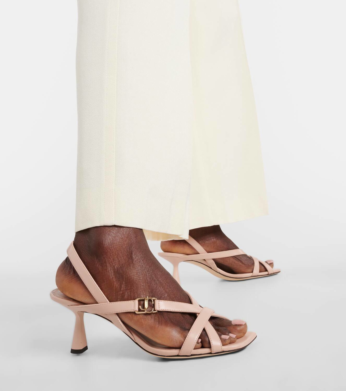 Jimmy Choo Jess 95 leather sandals Jimmy Choo