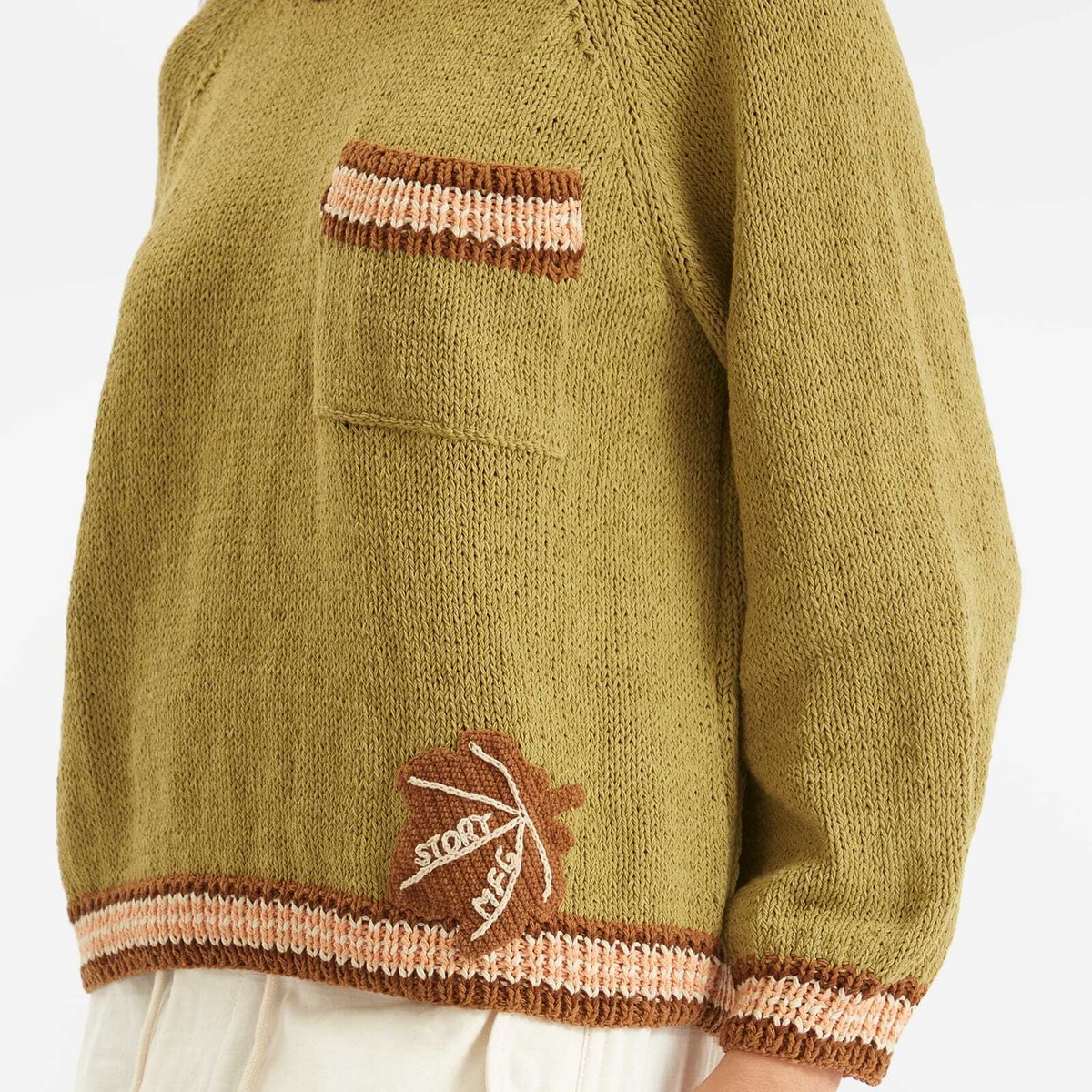 Story mfg. Women's Bulb Jumper in Sage Leaf Story Mfg.
