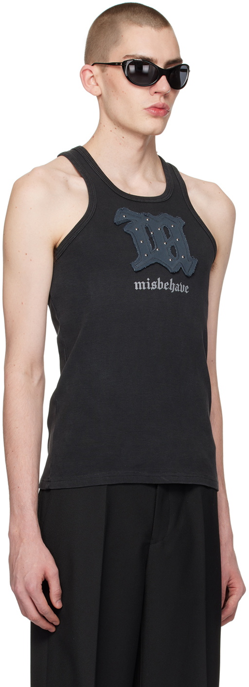 MISBHV Black Goth Tank Top MISBHV