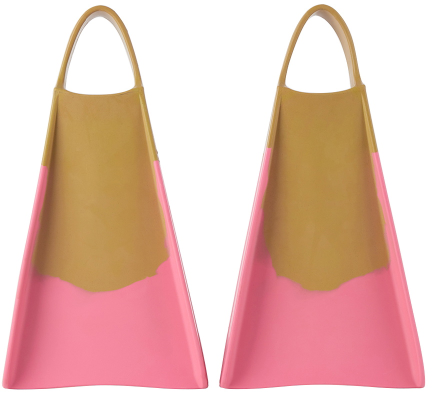 Yucca Fins Brown & Pink Standard Stiffness Medium Fins