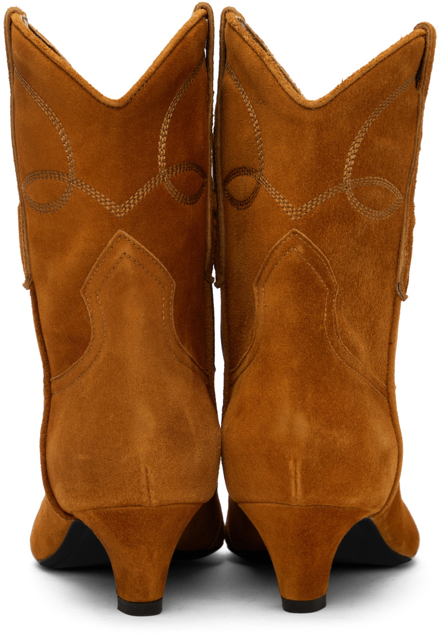 KHAITE Tan 'The Dallas' Boots Khaite