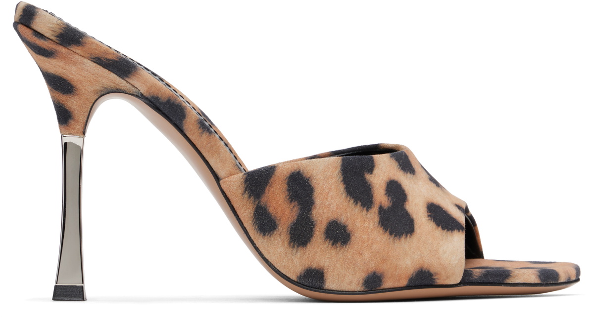 Paris Texas Black & Tan Lorena 100 Heeled Sandals Paris Texas