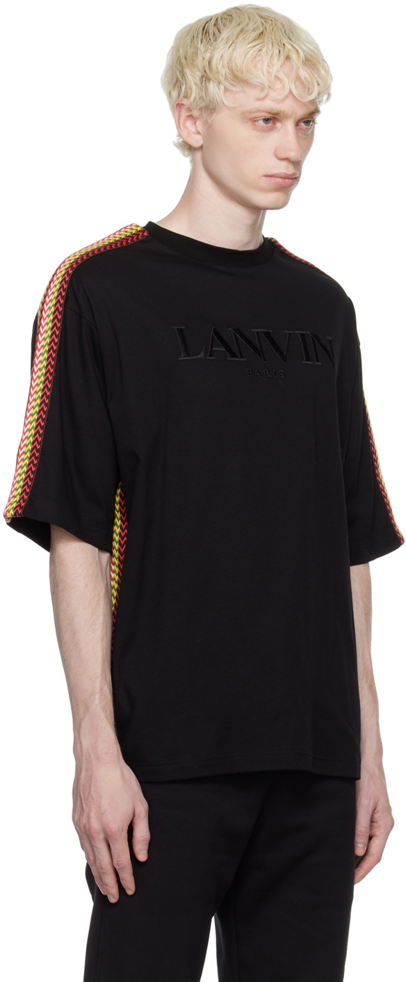 Lanvin Black Side Curb T-Shirt Lanvin