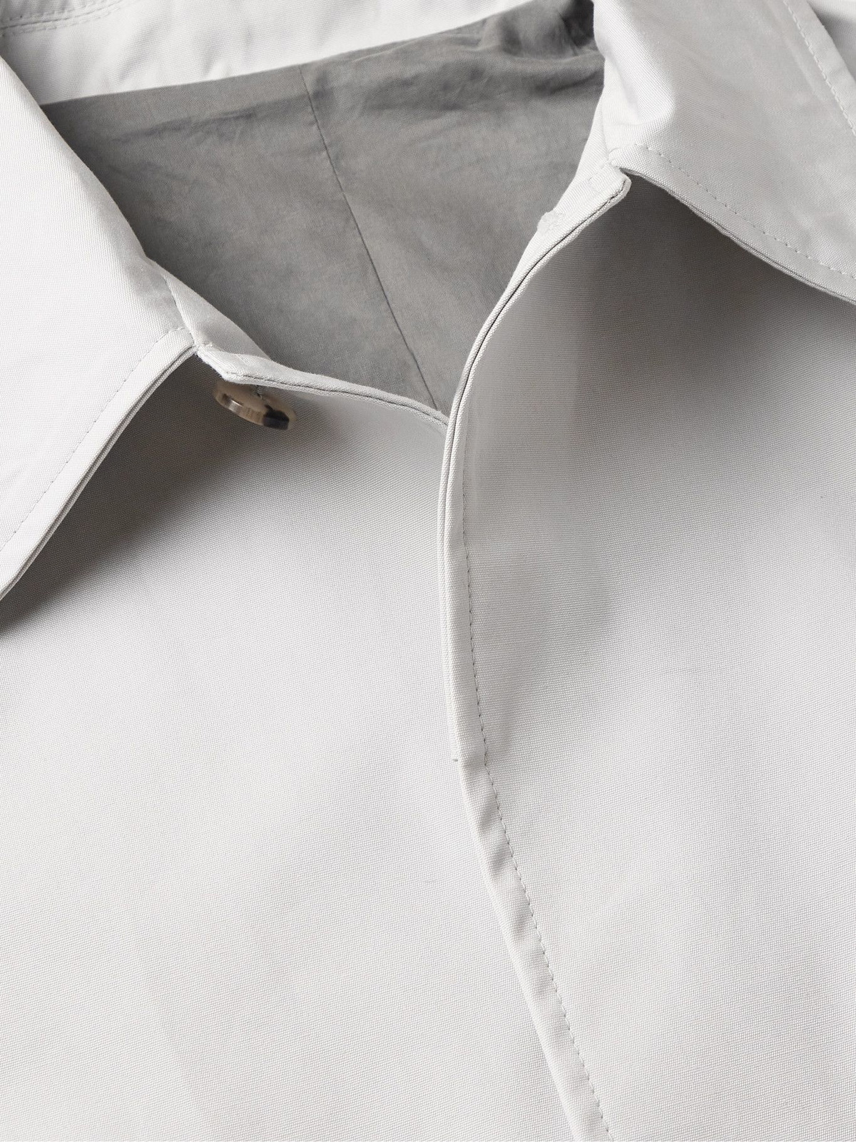 Stòffa - Cotton-Canvas Trench Coat - Gray STÒFFA
