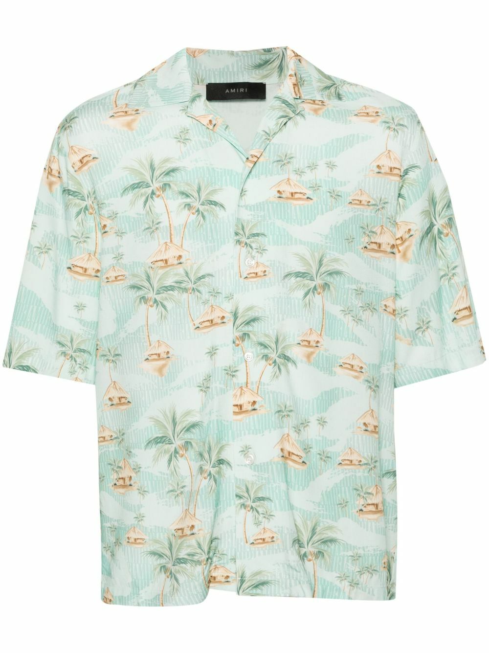 AMIRI Green Palm Tree Print Shirt Amiri