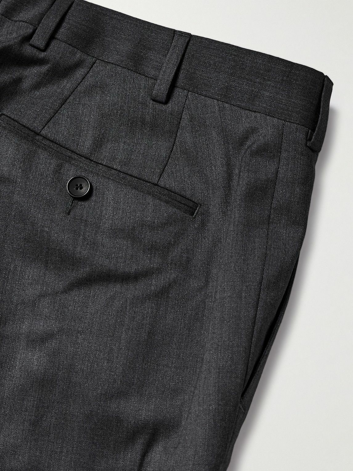 Mr P. - Philip Slim-Fit Wool-Twill Suit Trousers - Gray Mr P.