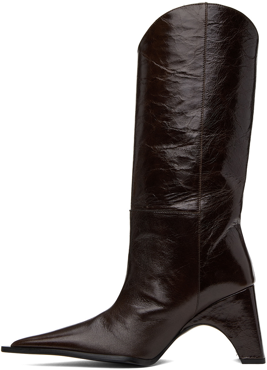 Coperni Brown Bridge Cowboy Boots Coperni