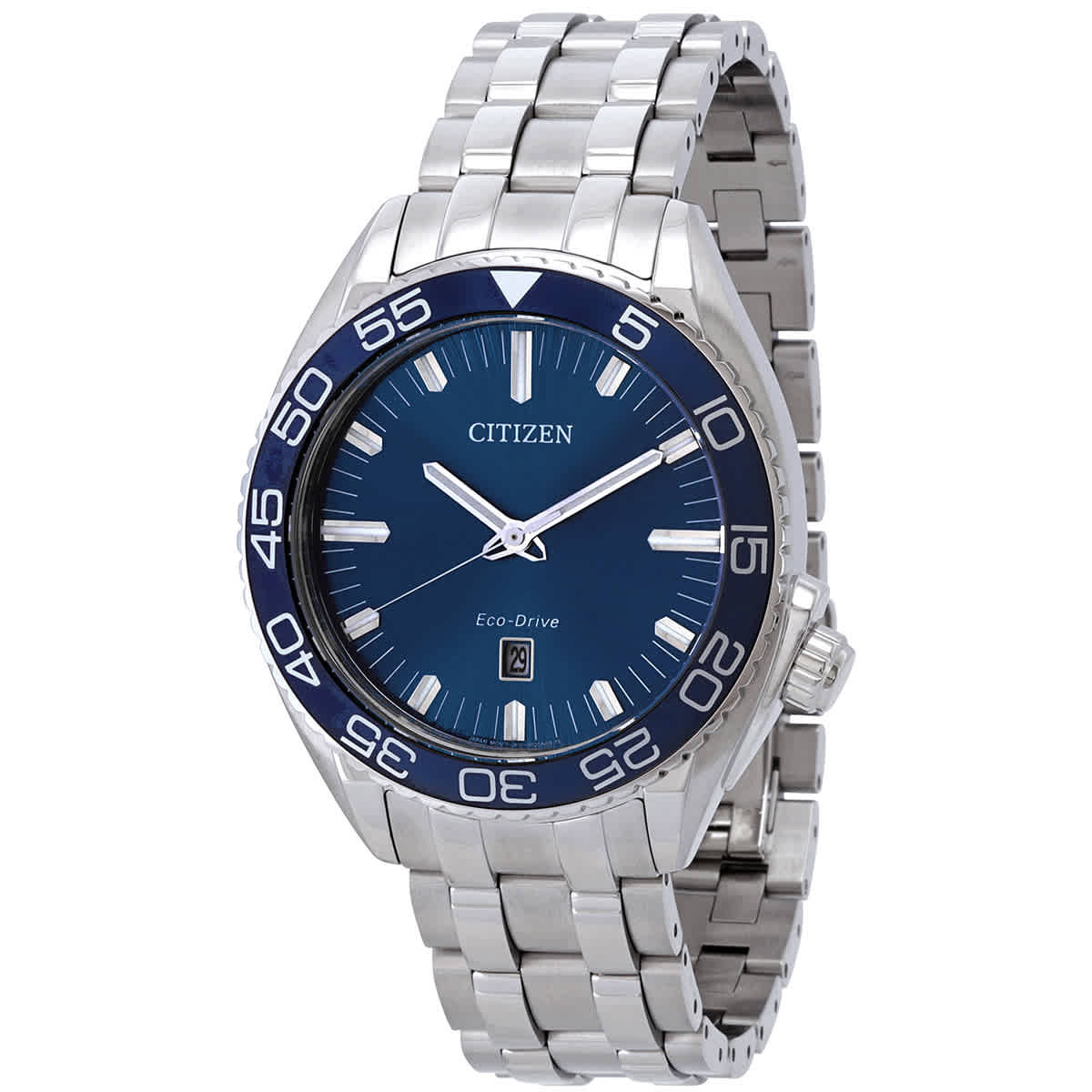 Citizen Carson Eco-Drive Blue Dial Mens Watch AW1770-53L Citizen