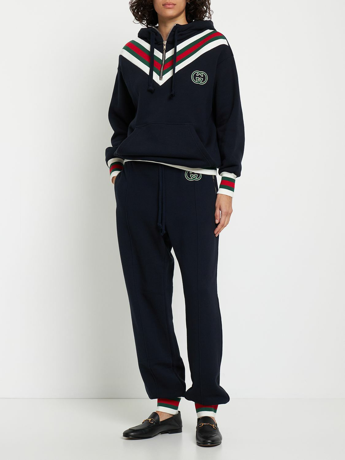 GUCCI - Cosmogonie Cotton Sweatpants Gucci