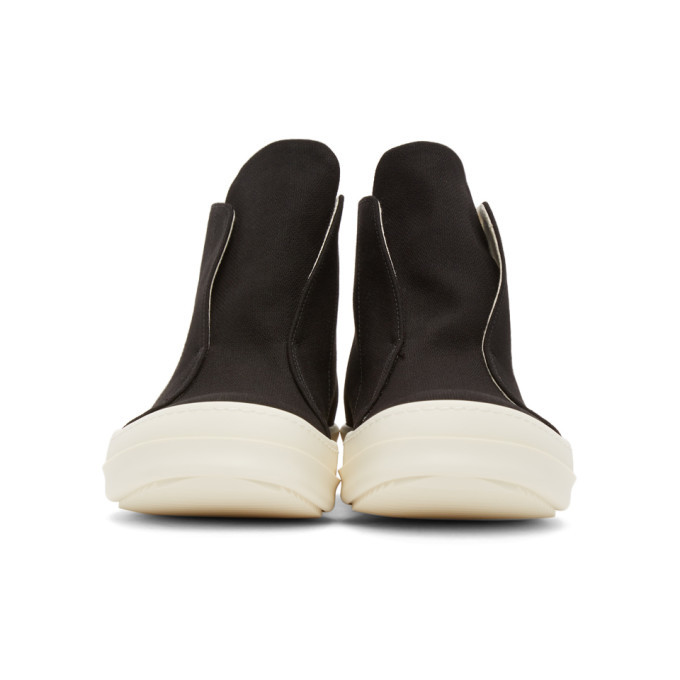 Rick Owens Drkshdw Black Slip-On Sneakers Rick Owens Drkshdw