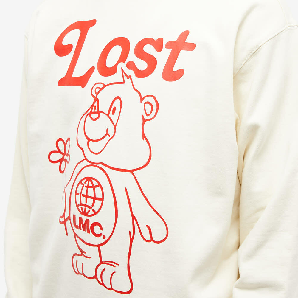 LMC Men's Flower Bear Crew Sweat in Cream LMC