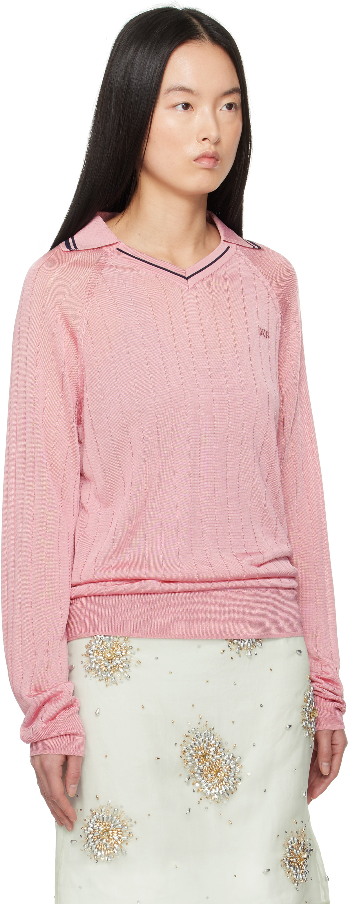 Wales Bonner Pink Roots Polo Wales Bonner
