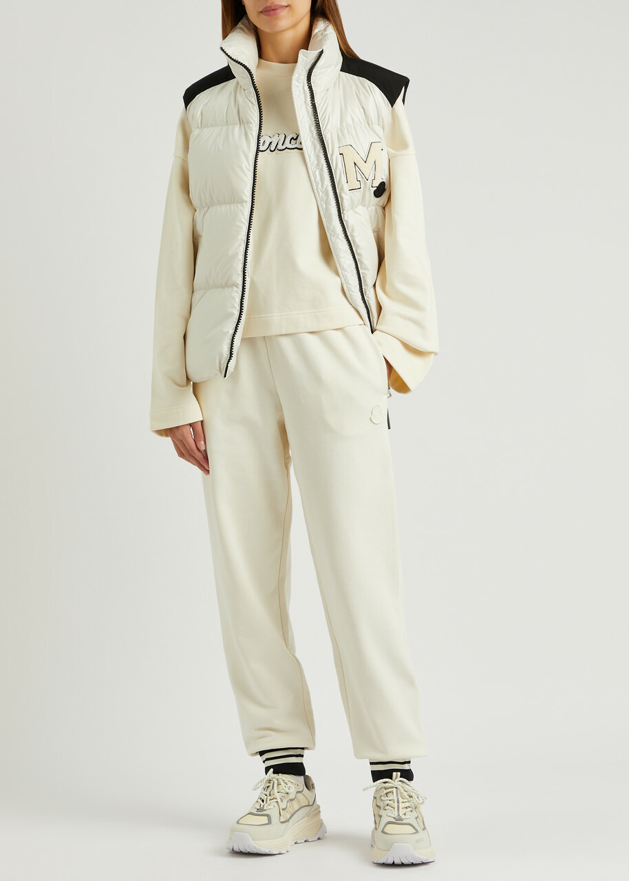 Moncler Oder Quilted Shell Gilet Off White Moncler