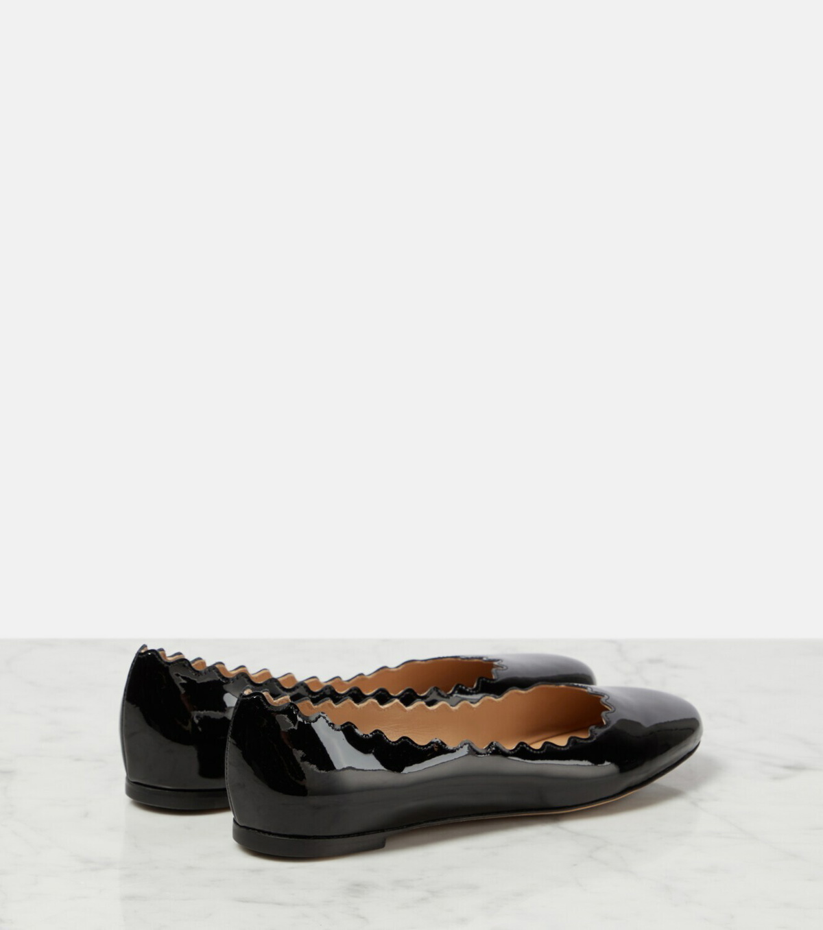 Chloé Lauren patent leather ballet flats Chloe