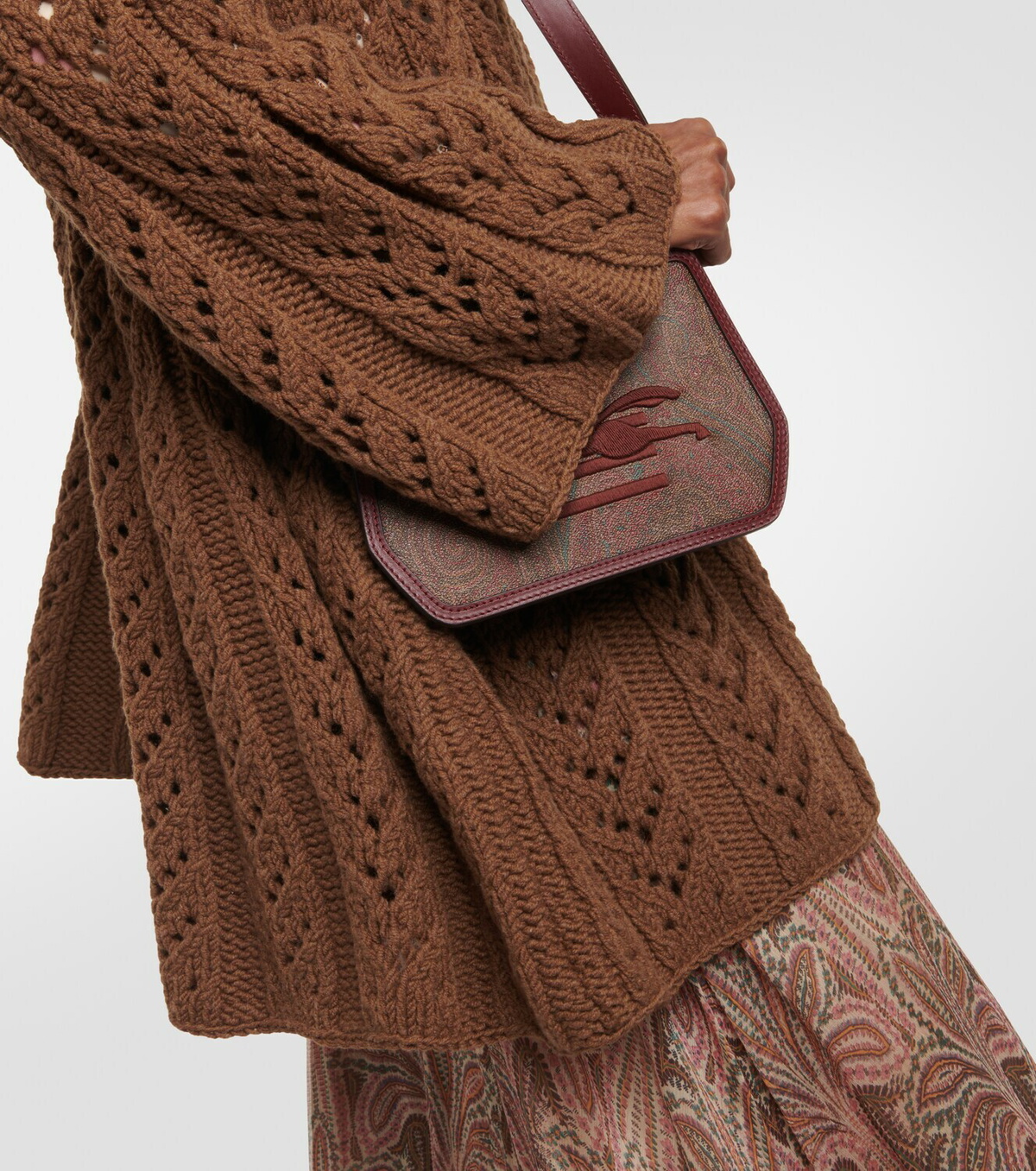 Etro Oversized virgin wool cardigan Etro