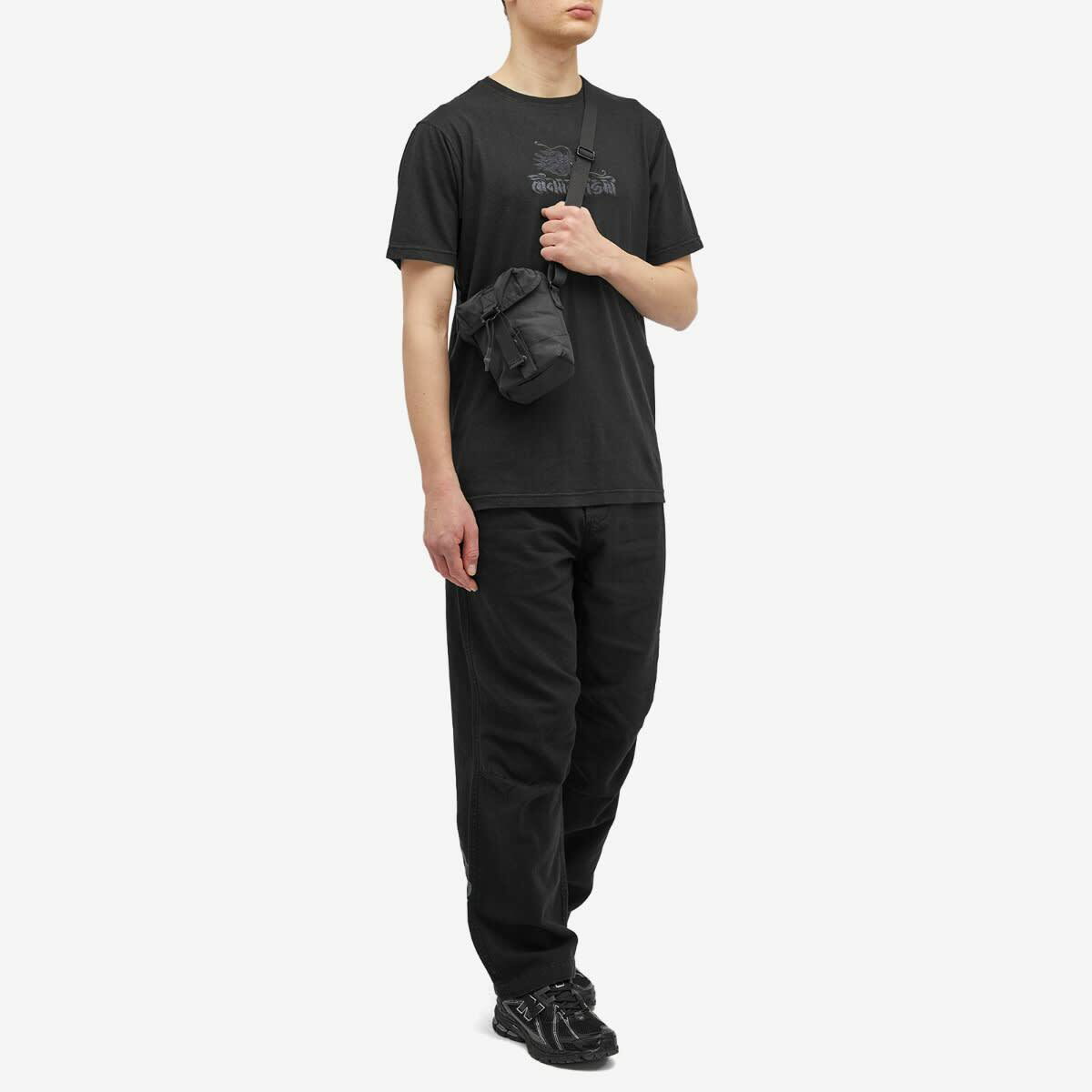 Maharishi Men's Maha M.A.L.I.C.E. Pouch Bag in Black Maharishi