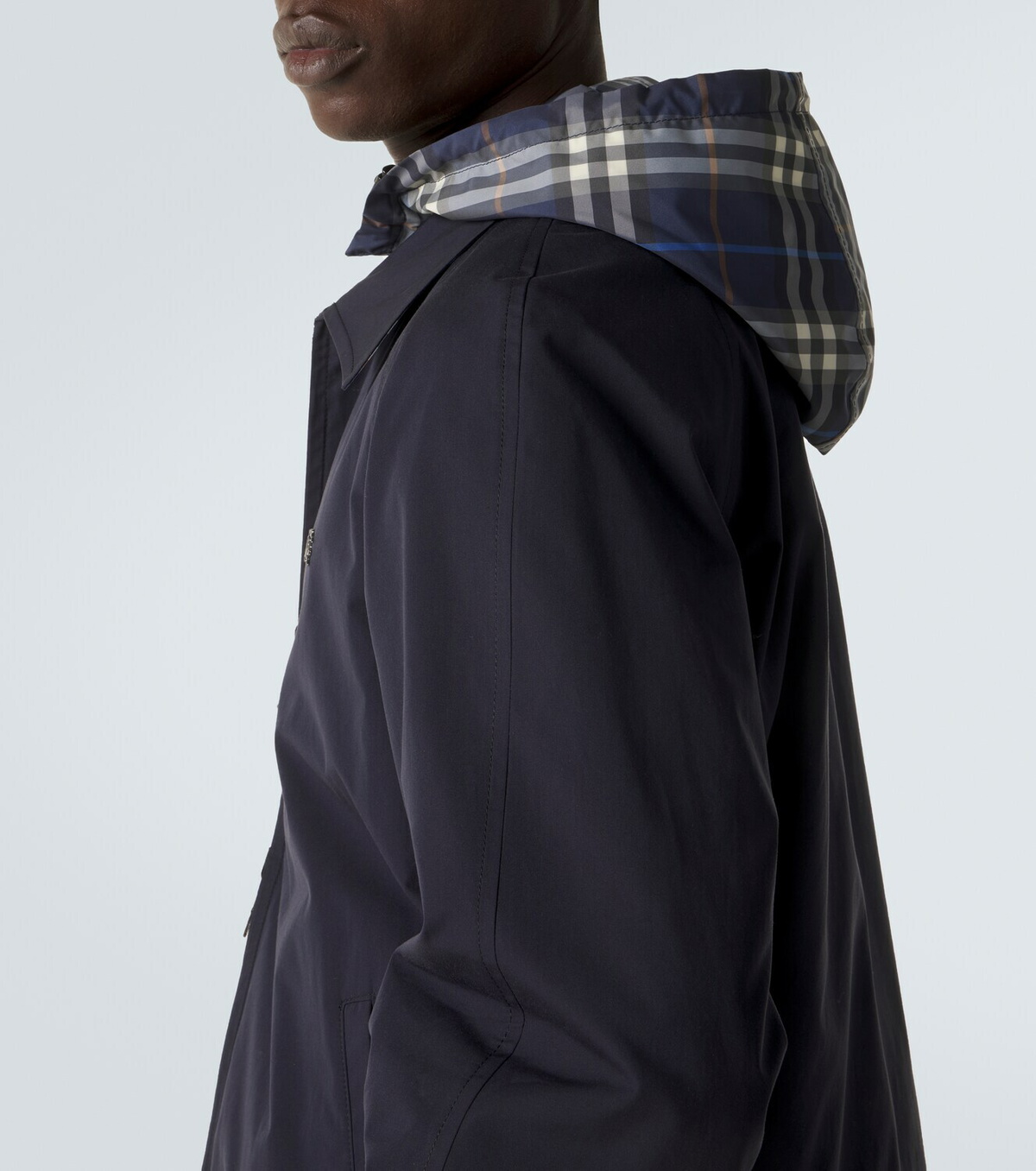 Burberry Burberry Check cotton blouson jacket Burberry