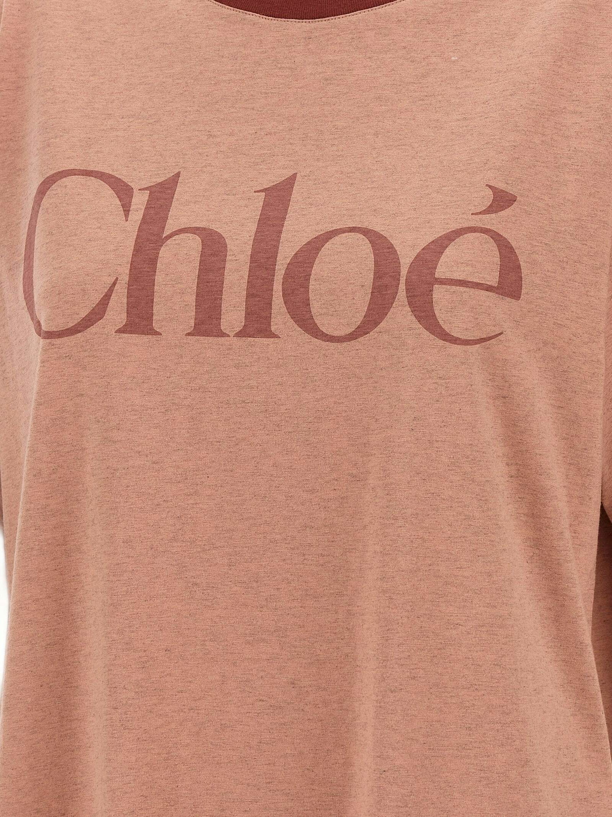 Chloé Logo Print T-shirt Chloe