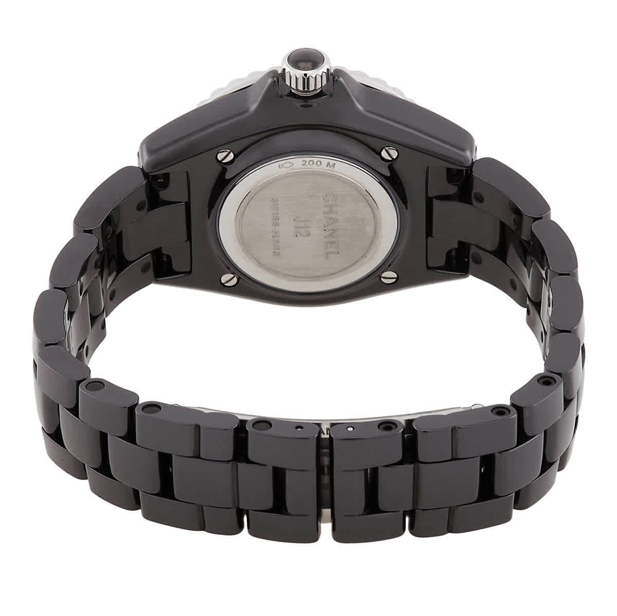 Chanel J12 Phantom Quartz Black Dial Ladies Watch H6346 Chanel