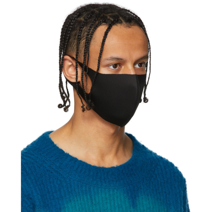 Palm Angels Black Anti-Pollution Mask Palm Angels