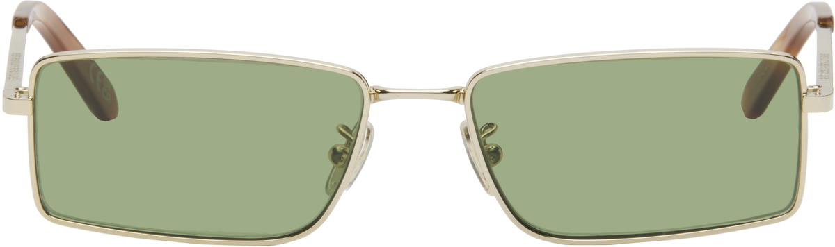 RETROSUPERFUTURE Gold Chopper Sunglasses RETROSUPERFUTURE