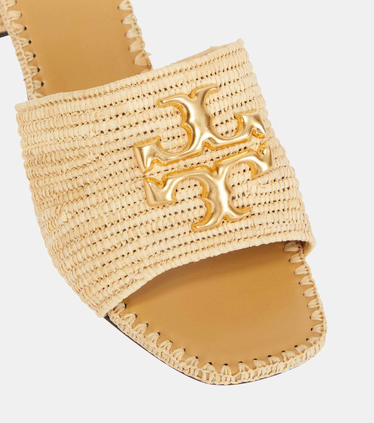 Tory Burch Elanor raffia mule sandals Tory Burch