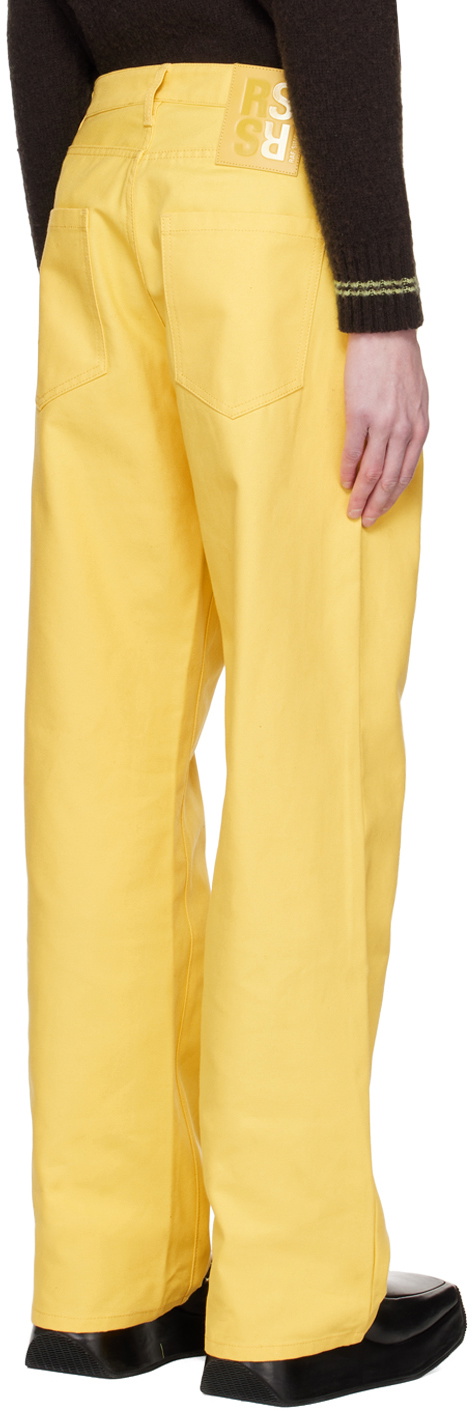Raf Simons Yellow Workwear Jeans Raf Simons