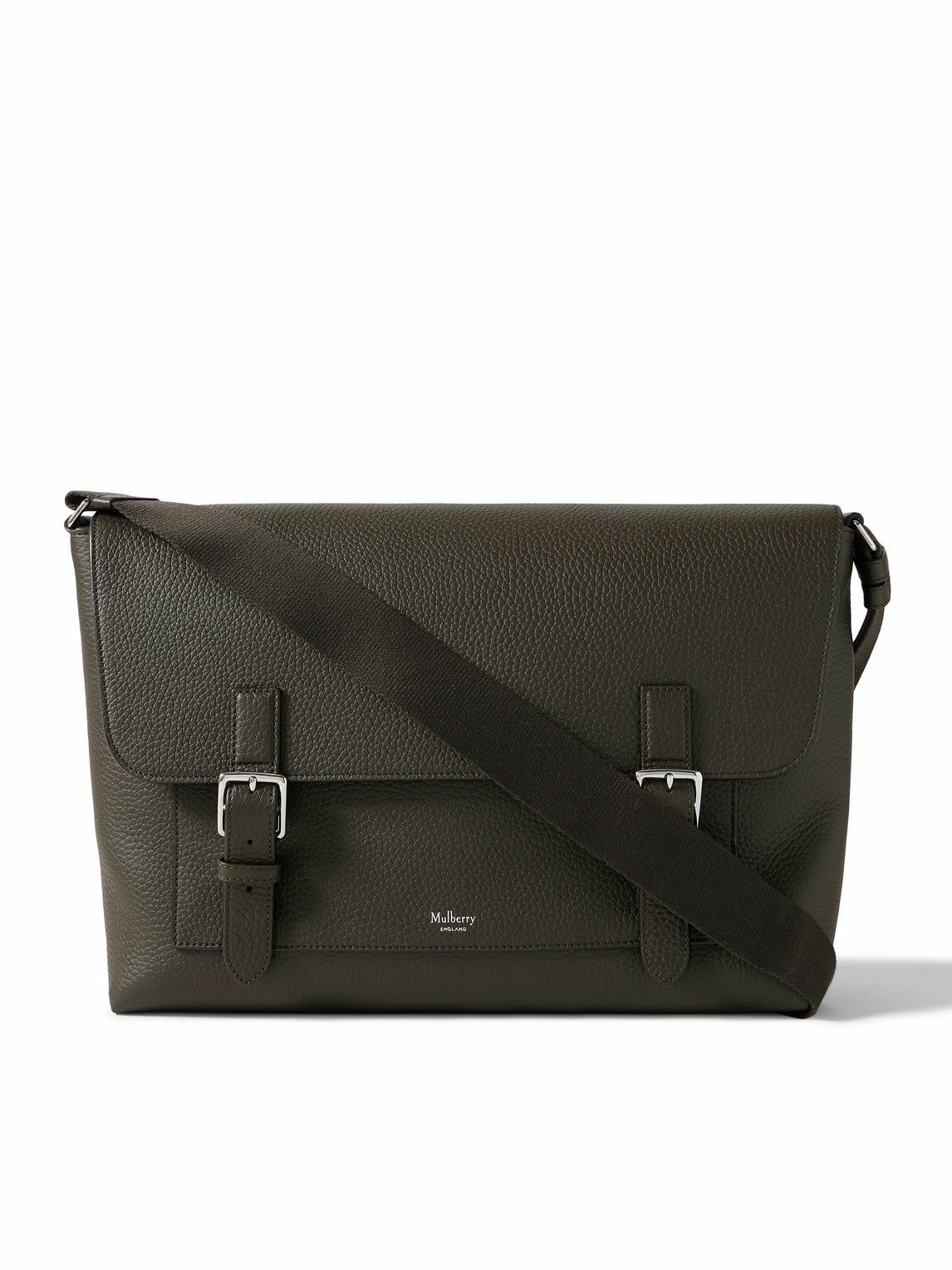 Mulberry - Chiltern Full-Grain Leather Messenger Bag Mulberry