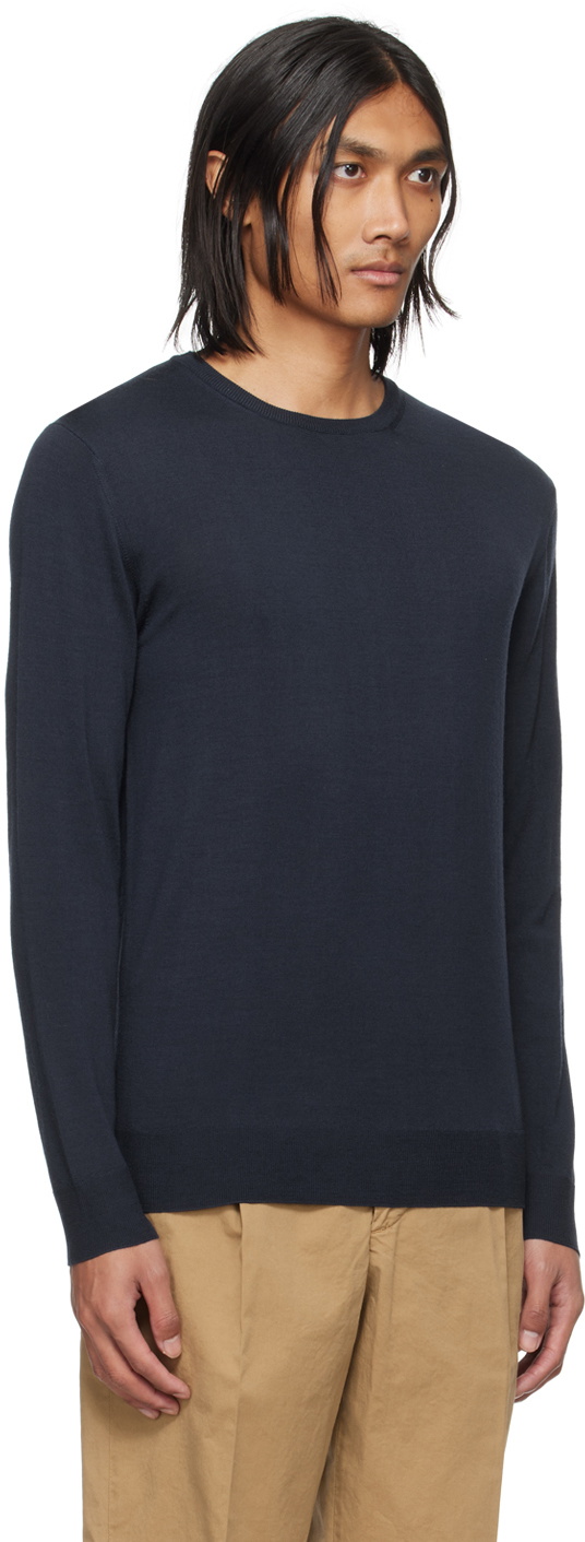 Barena Navy Ato Brunal Crewneck Barena
