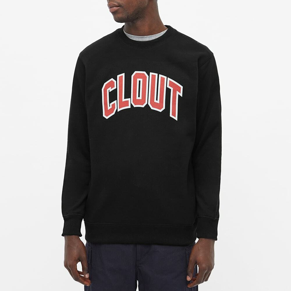 CLOT Clout Crew Sweat in Black CLOT