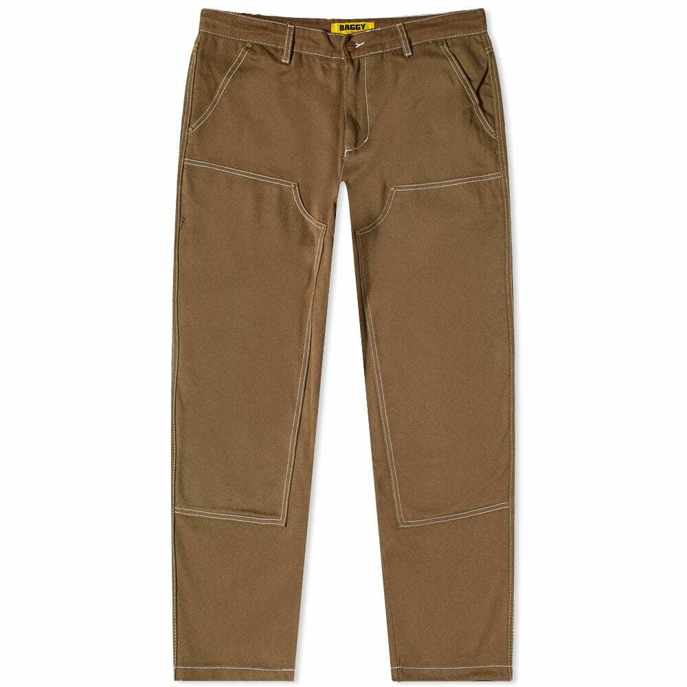 Butter Goods Men's Double Knee Pants in Army Butter Goods