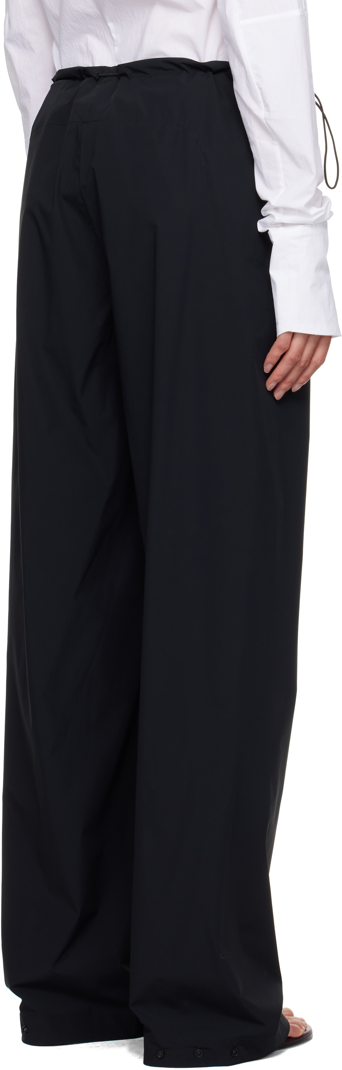JOHANNA PARV Black Cover Trousers JOHANNA PARV