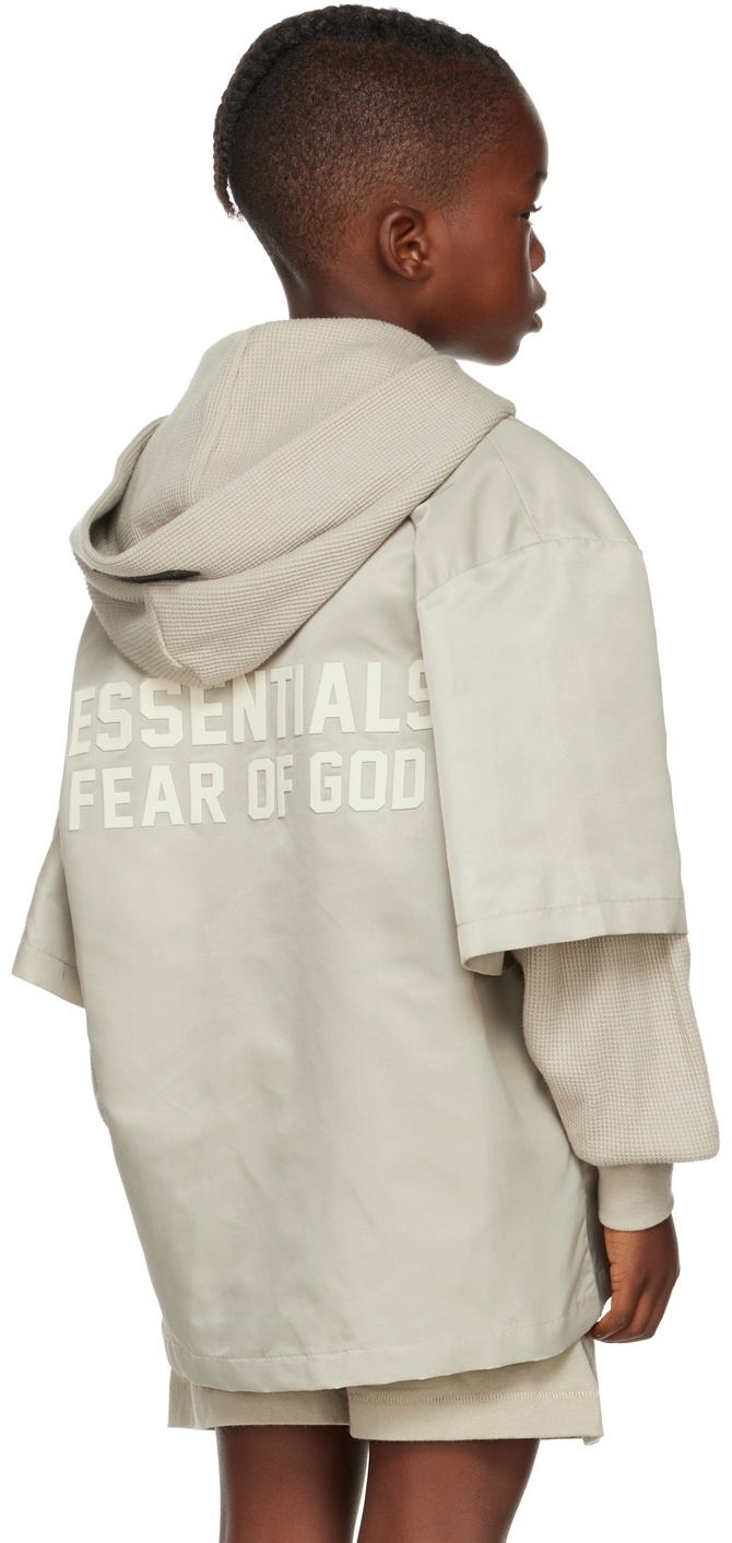 Essentials Kids Gray Nylon Shirt Essentials
