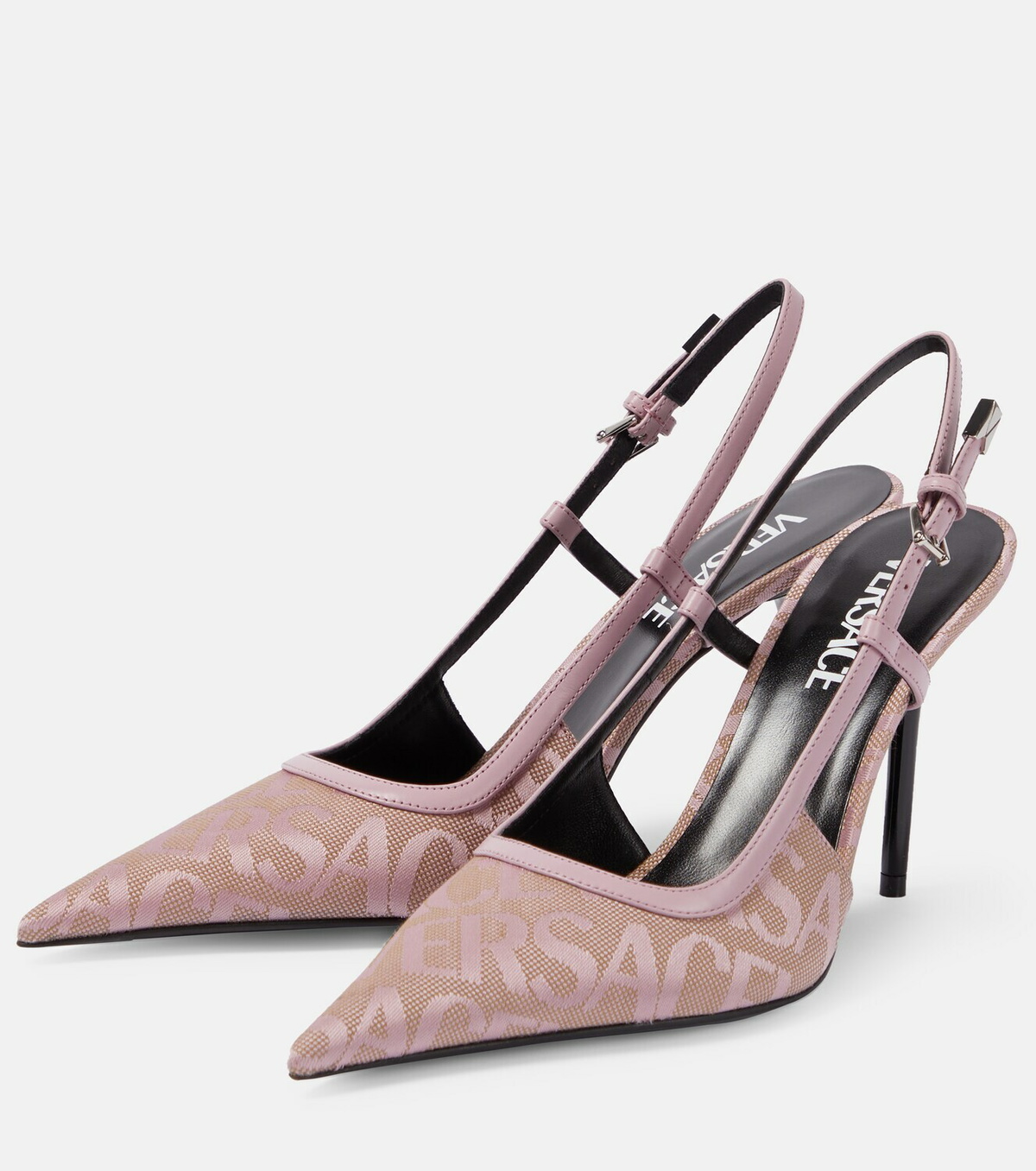 Versace Versace Allover slingback pumps Versace