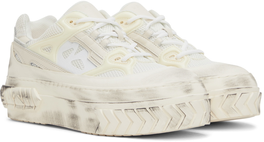 both White Tyre Both Platform Sneakers both