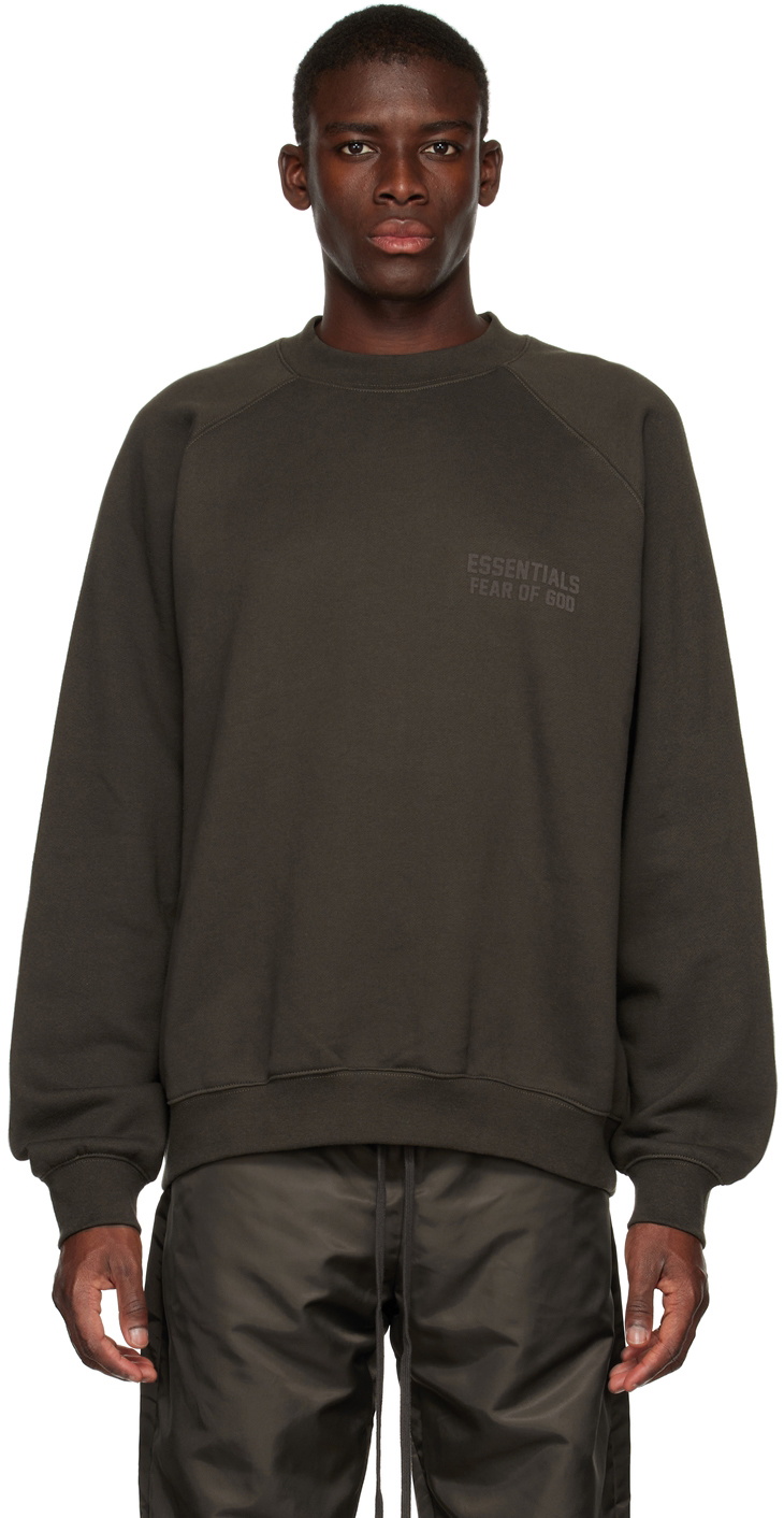 Essentials Gray Crewneck Sweatshirt Essentials