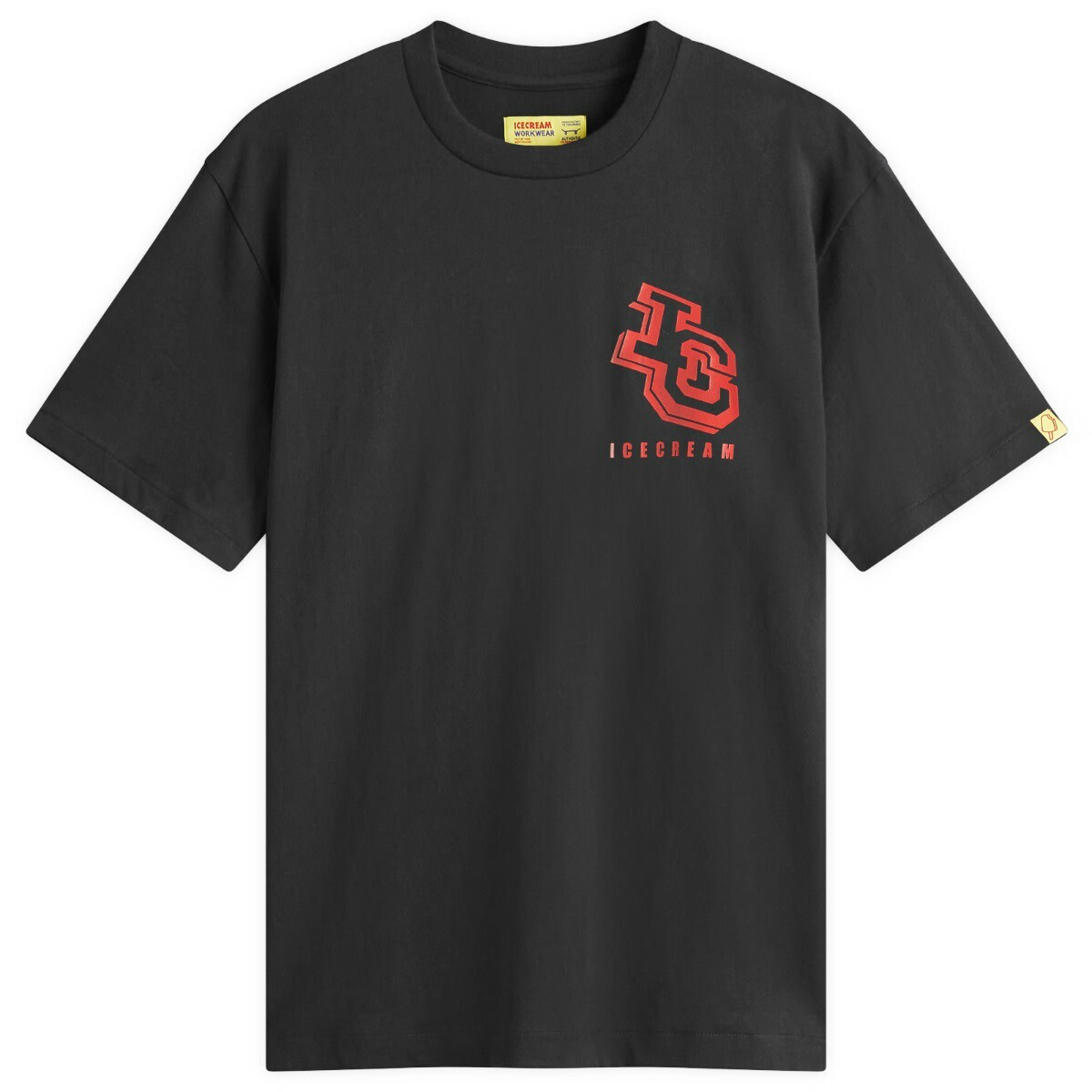 ICECREAM Men's Workwear T-Shirt in Black ICECREAM