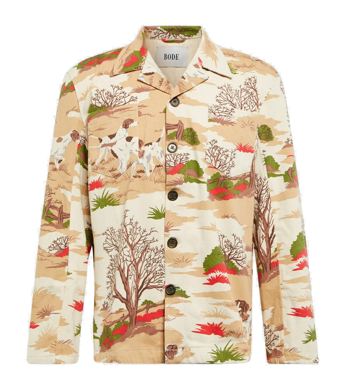 Bode - Printed cotton shirt Bode