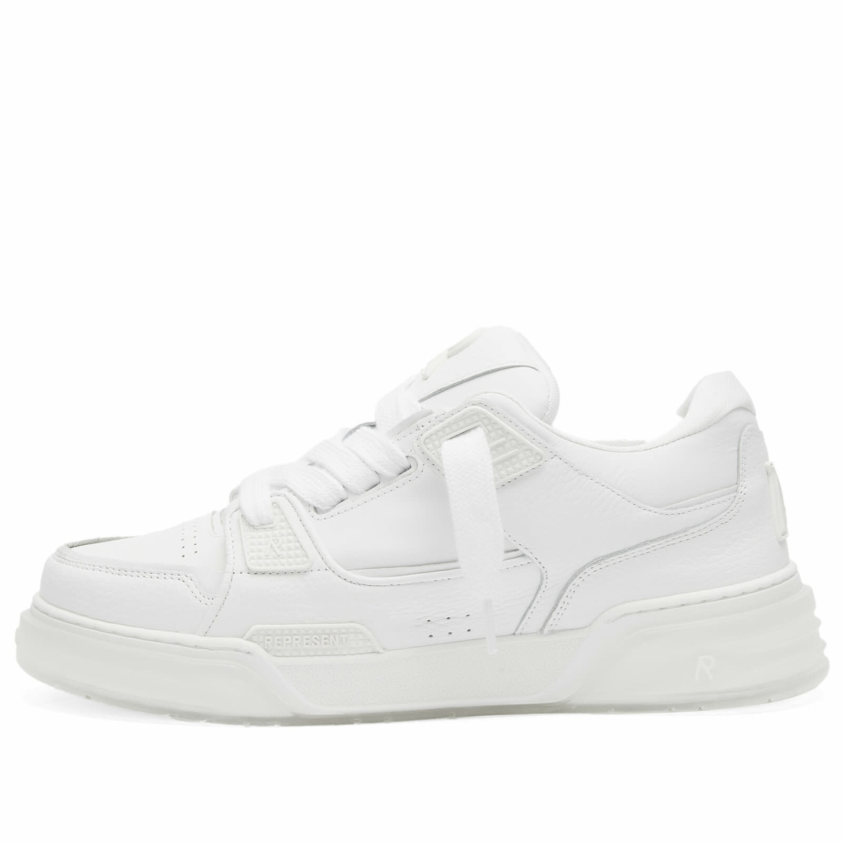 Represent Men's Studio Sneaker in Flat White Represent