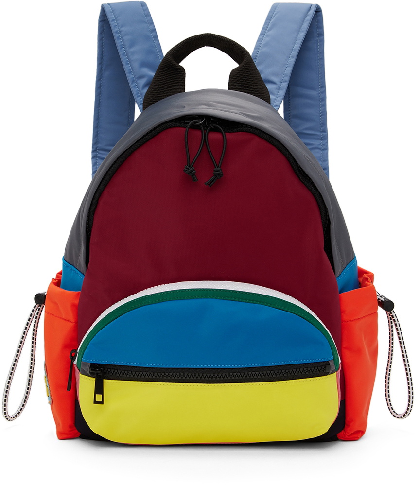 Maison Mangostan Kids Multicolor Color Block Backpack Maison Mangostan